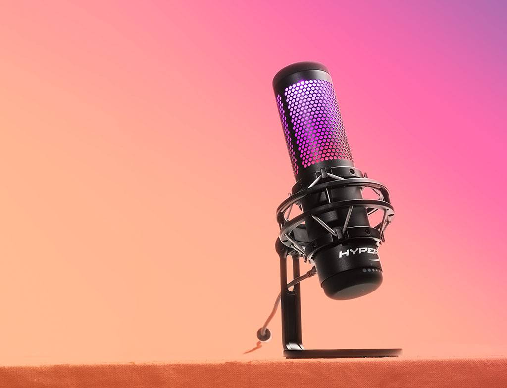 MICROFONO HYPERX QUADCAST S ( HMIQ1S-XX-RG/G ) LED- RGB