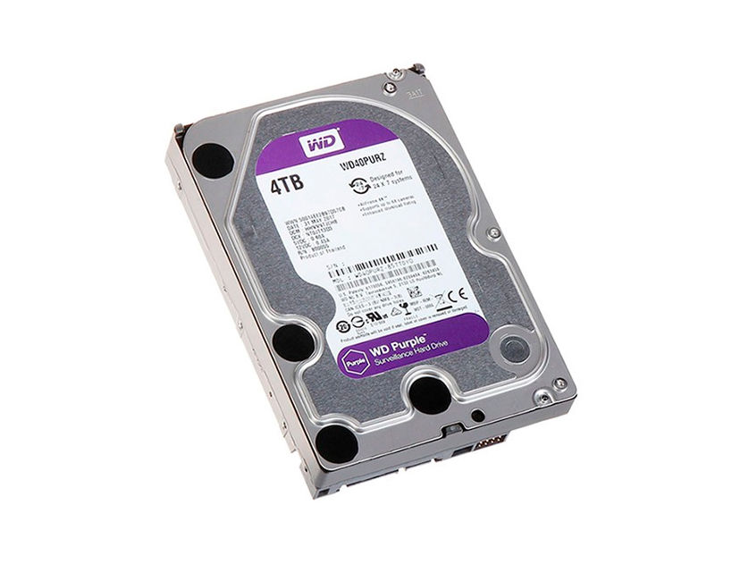 HDD WESTER DIGITAL 4TB ( WD42PURZ-85B4YY0 ) PURPURA SURVEILLANCE | 256 ...