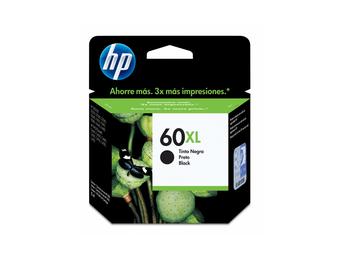 CARTUCHO HP 60XL ( CC641WL ) NEGRO - D2545 / 100 / C4640