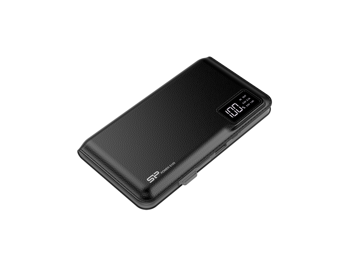 BATERIA SP POWER BANK PORTABLE 103, CON INDICADOR DIGITAL LCD, SOPORTA ...