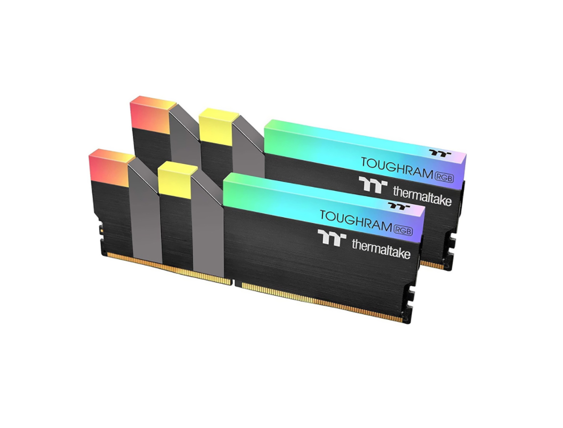 MEM. RAM THERMALTAKE TOUGHRAM DDR4 16GB(2X8)/3600 ( R009D408GX2-3600C18B ) NEGRO