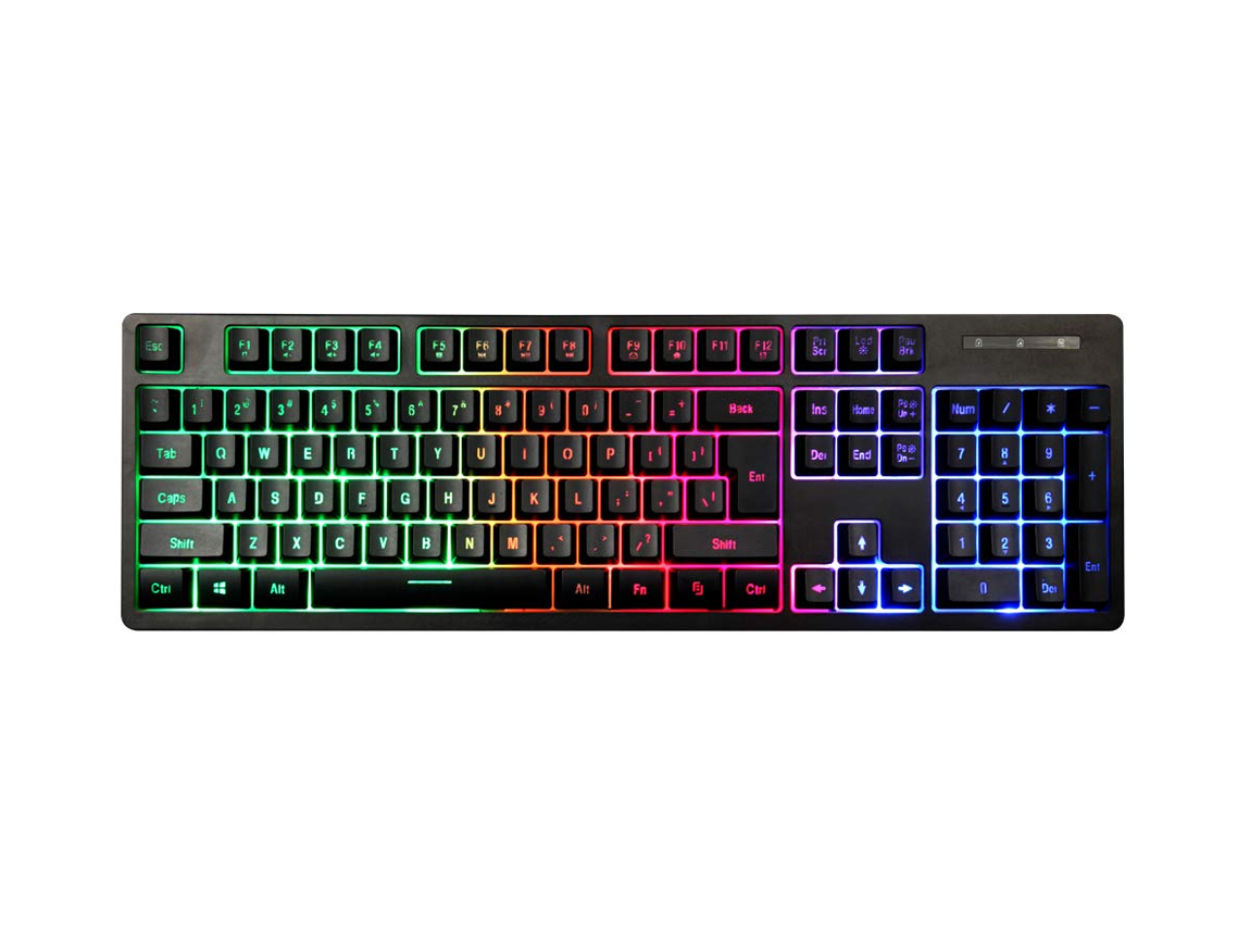 TECLADO 1STPLAYER FIRE DANCING ( K5 ) GAMING | LED-RGB