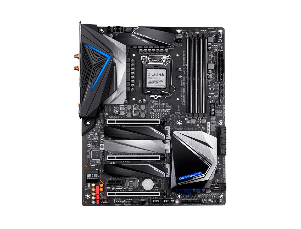 MB GIGABYTE Z490 VISION D ( Z490 VISION D ) LGA 1200 | LED- RGB