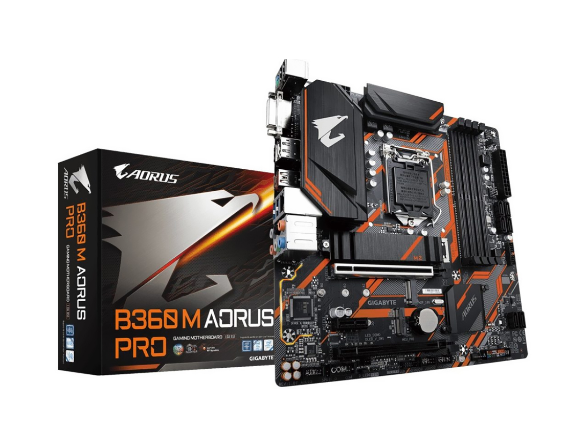 MB GIGABYTE B360 M AORUS PRO ( B360 M AORUS PRO ) LGA 1151 | LED-RGB