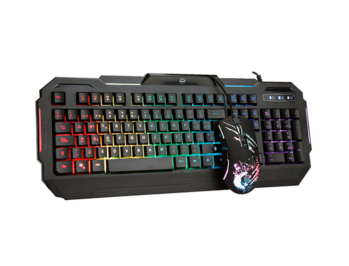 COMBO HALION TORNADO ( HA-818 ) GAMING | TECLADO+MOUSE | LED- RGB