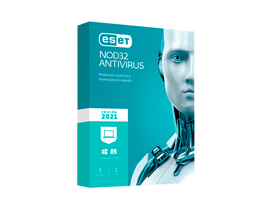 ANTIVIRUS ESET NOD 32 ( S11010189 ) 2021 | 5 PCS