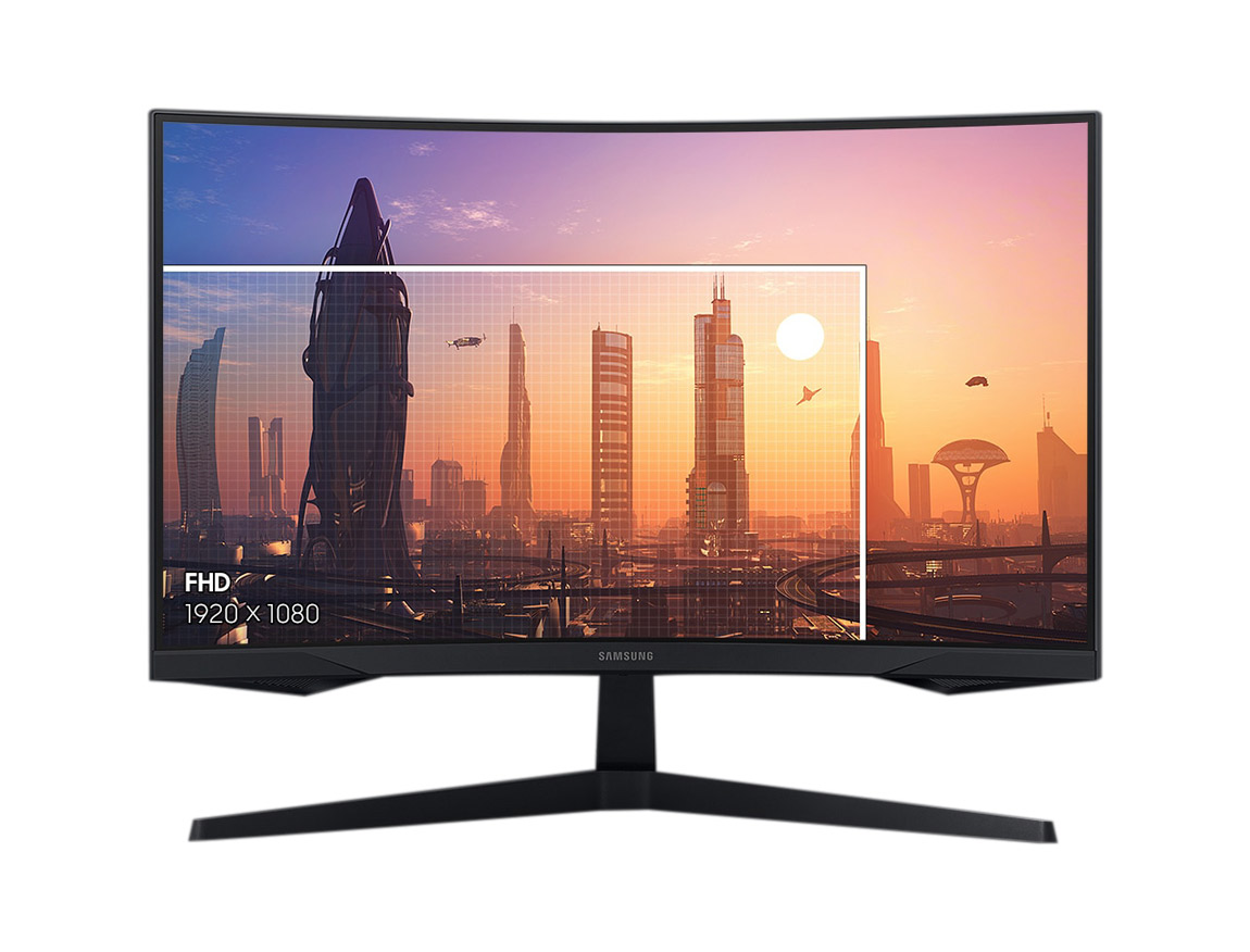 MONITOR SAMSUNG LED 32" ( C32G55TQWL ) GAMING | CURVO | 1 HDMI - DP ...