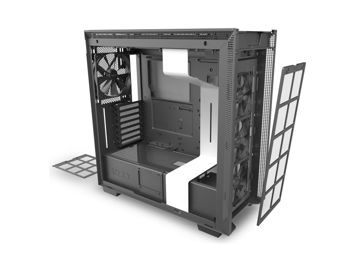 CASE NZXT H710 ( CA-H710B-W1 ) S/ FUENTE | BLANCO | 1 PANEL VIDRIO