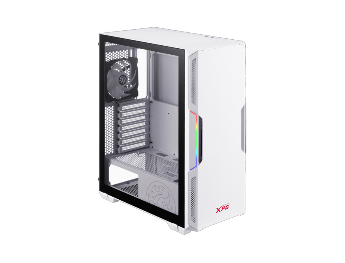 CASE XPG STARKER ( 15260039 ) 600W | BLANCO | 1 PANEL VIDRIO | LED - RGB
