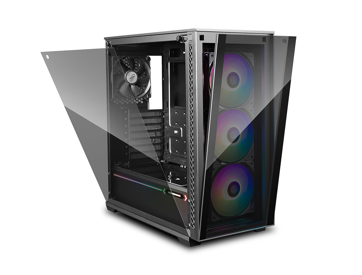 CASE DEEP COOL MATREXX 70 S/ FUENTE NEGRO 1 PANEL ( DP-ATX-MATREXX70 ...