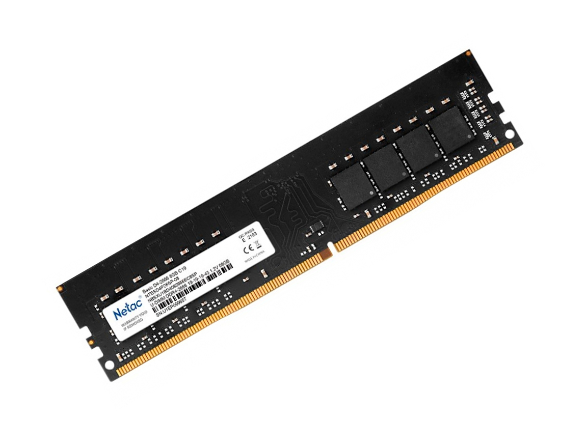 MEM. RAM NETAC BASIC DDR4 8GB/2666 ( NTBSD4P26SP-08 ) S/DISIPADOR