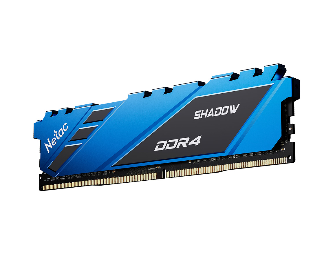 MEM. RAM NETAC SHADOW DDR4 8GB/3200 ( NTSDD4P32SP-08B ) AZUL