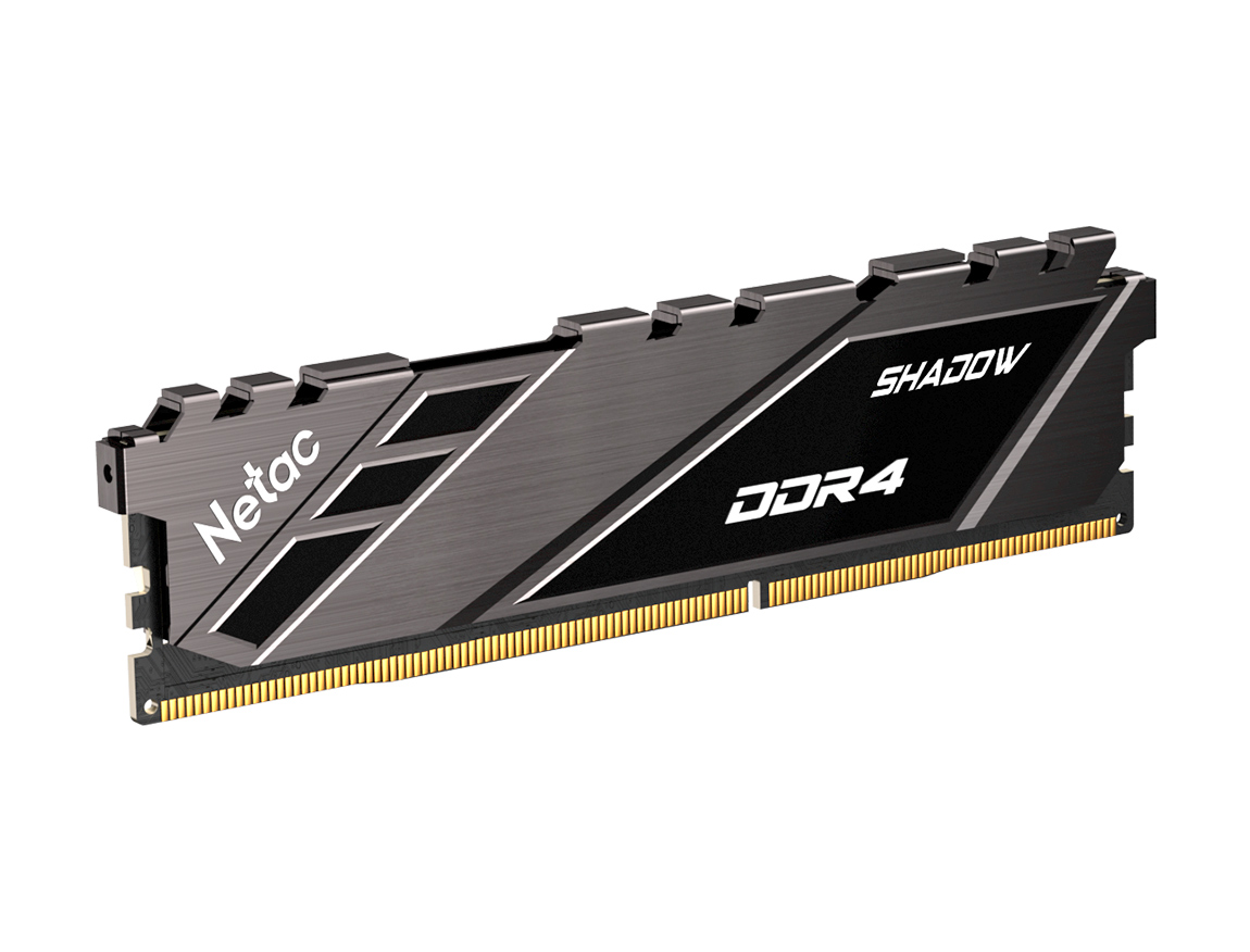 MEM. RAM NETAC SHADOW DDR4 8GB/3200 ( NTSDD4P32SP-08E ) GRIS