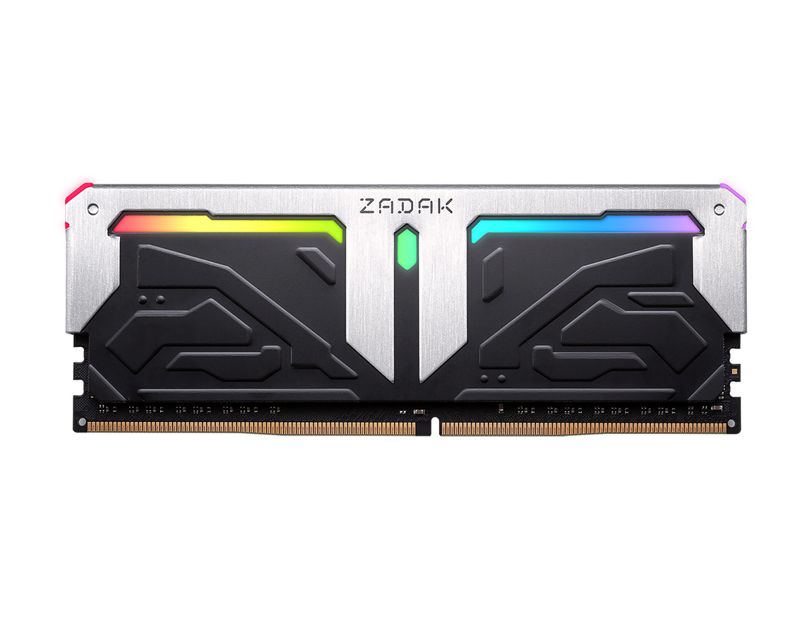 MEMORIA RAM ZADAK DDR4 16GB (2X8), FRECUENCIA 3200 MHZ, SPARK NEGRO RGB ...