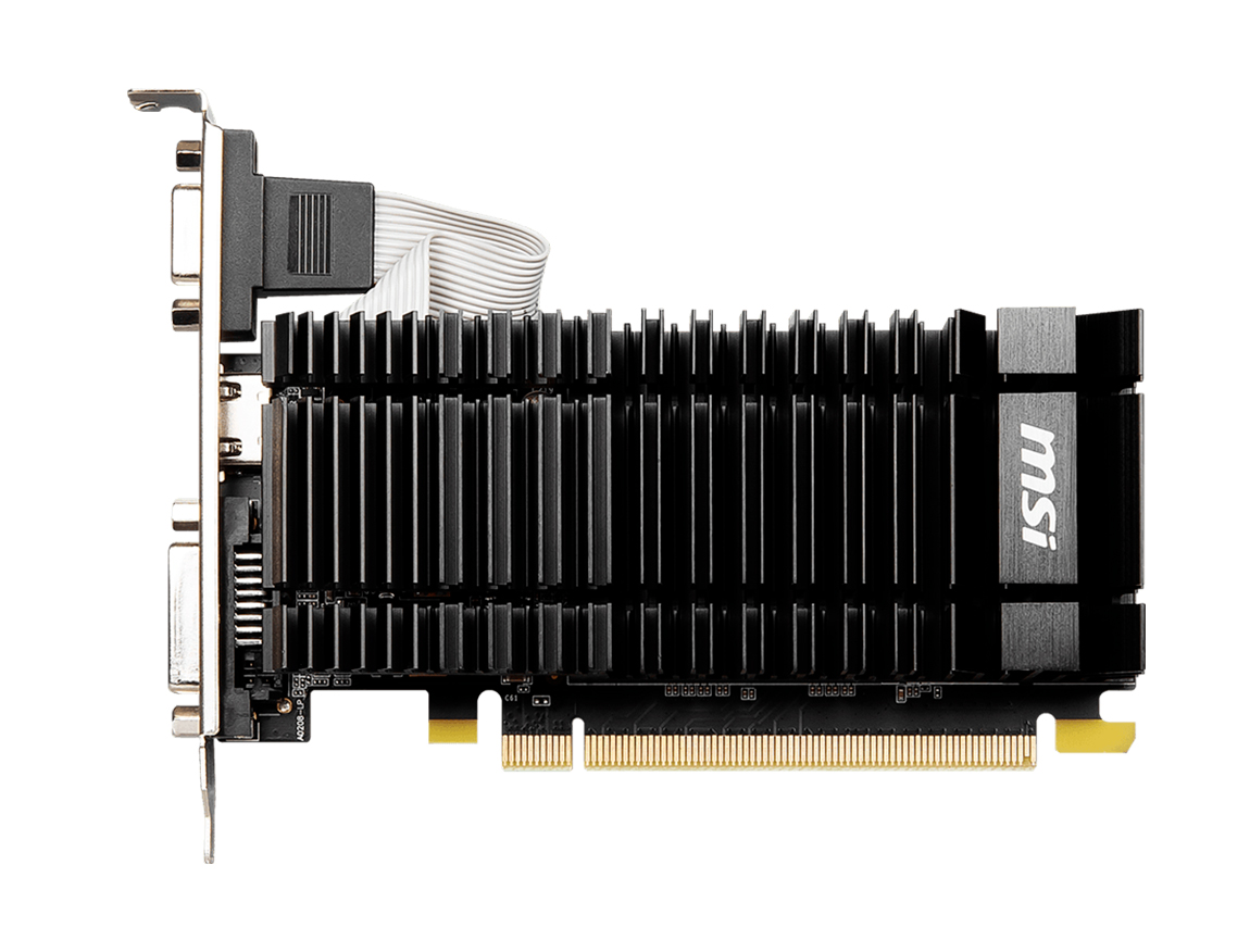 TARJ. VIDEO MSI GT730 2GB DDR3 NVIDIA (N730K-2GD3H/LPV1) V3 LOW PROFILE 64 BIT