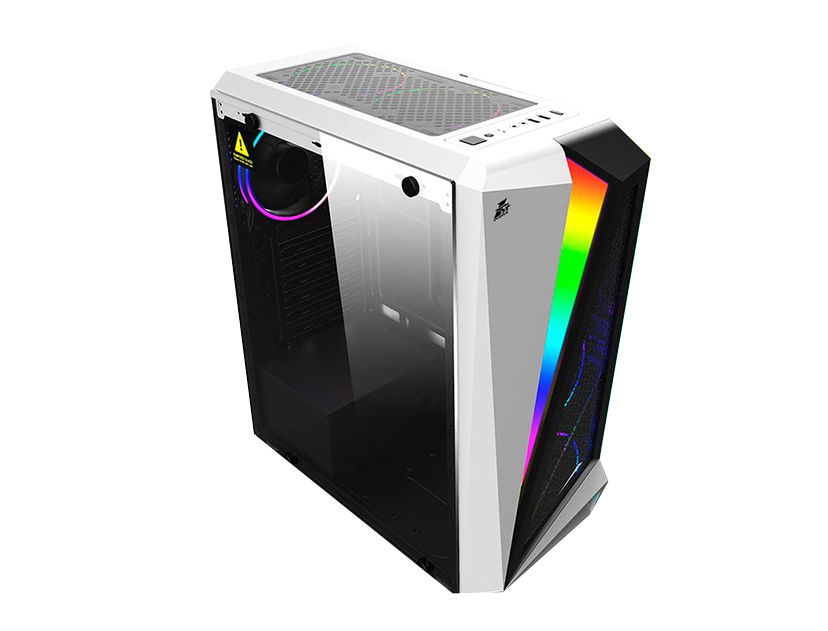 CASE 1STPLAYER RAINBOW R5 ( R5 ) BLANCO | S/ FUENTE | 1 PANEL VIDRIO ...