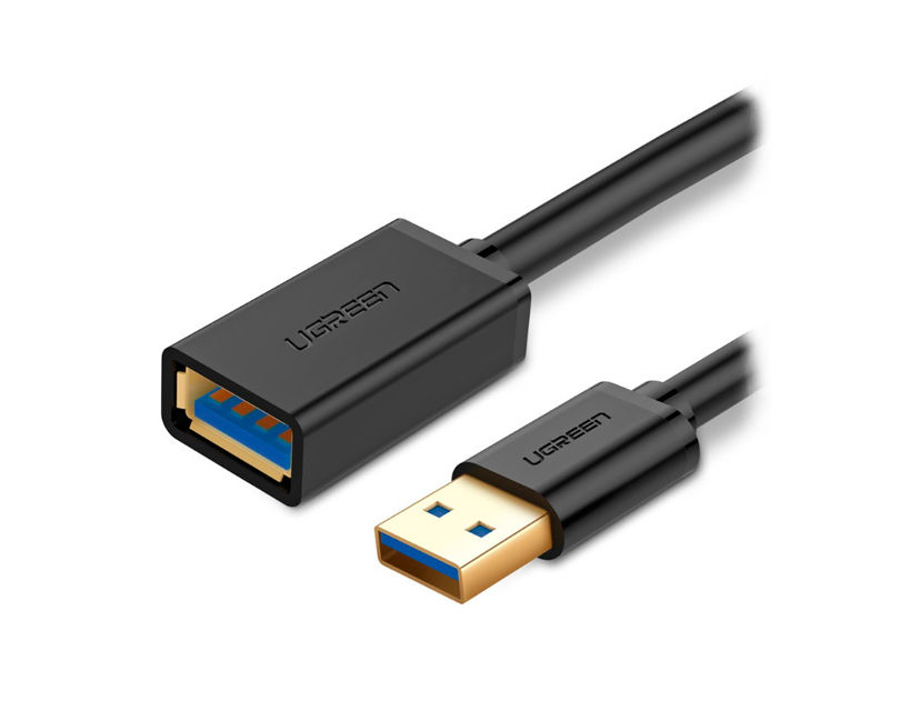 CABLE DE PUERTO USB 3.0 MACHO -- A -- PUERTO USB HEMBRA, UGREEN, VELOCIDAD DE TRANFERENCIA 5 ...