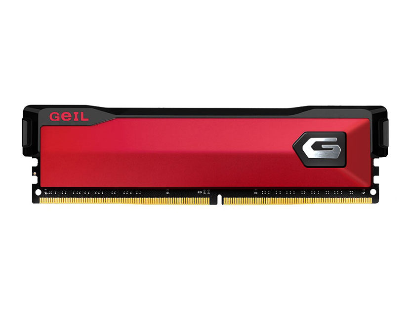 MEM. RAM GEIL ORION DDR4 8GB/3000 ( GAOR48GB3000C16ASC ) ROJO