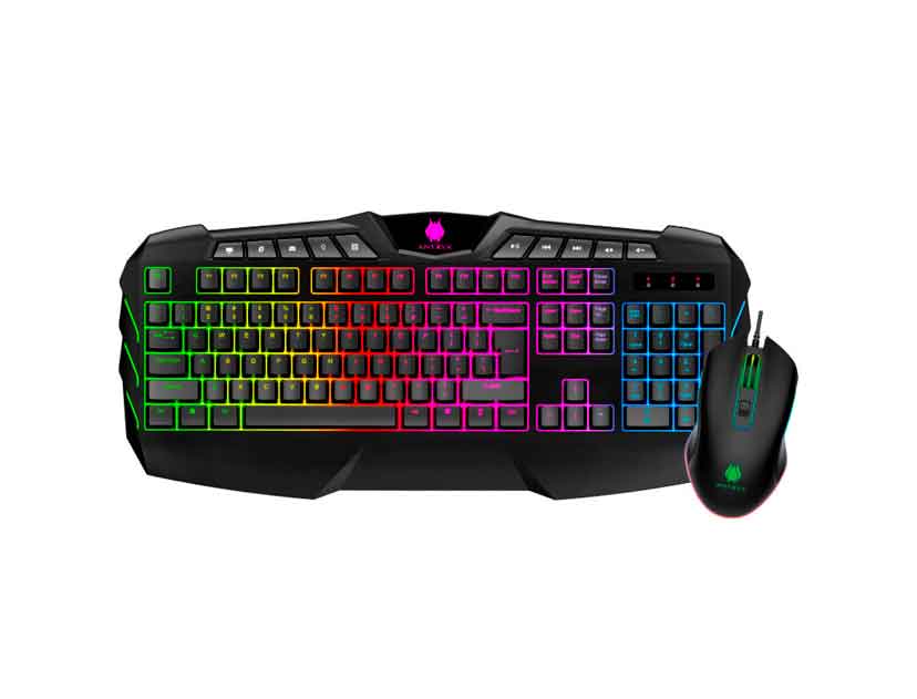 COMBO ANTRYX CHROME STORM GC-1100 V2 ( AGC-CS1102-SP ) TECLADO+MOUSE ...