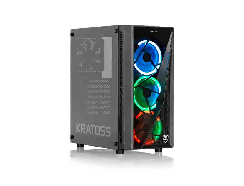 CASE MICRONICS FANATIC KRATOSS ( FNT C8008 ) NEGRO | 1 PANEL VIDRIO ...