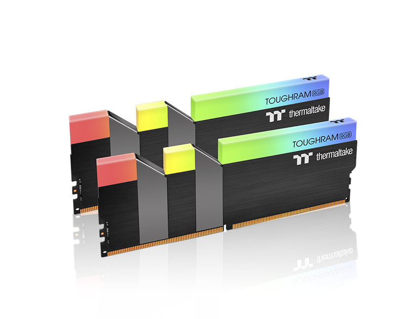 MEM. RAM THERMALTAKE TOUGHRAM DDR4 16GB(2X8)/3600 ( R009D408GX2-3600C18B ) NEGRO