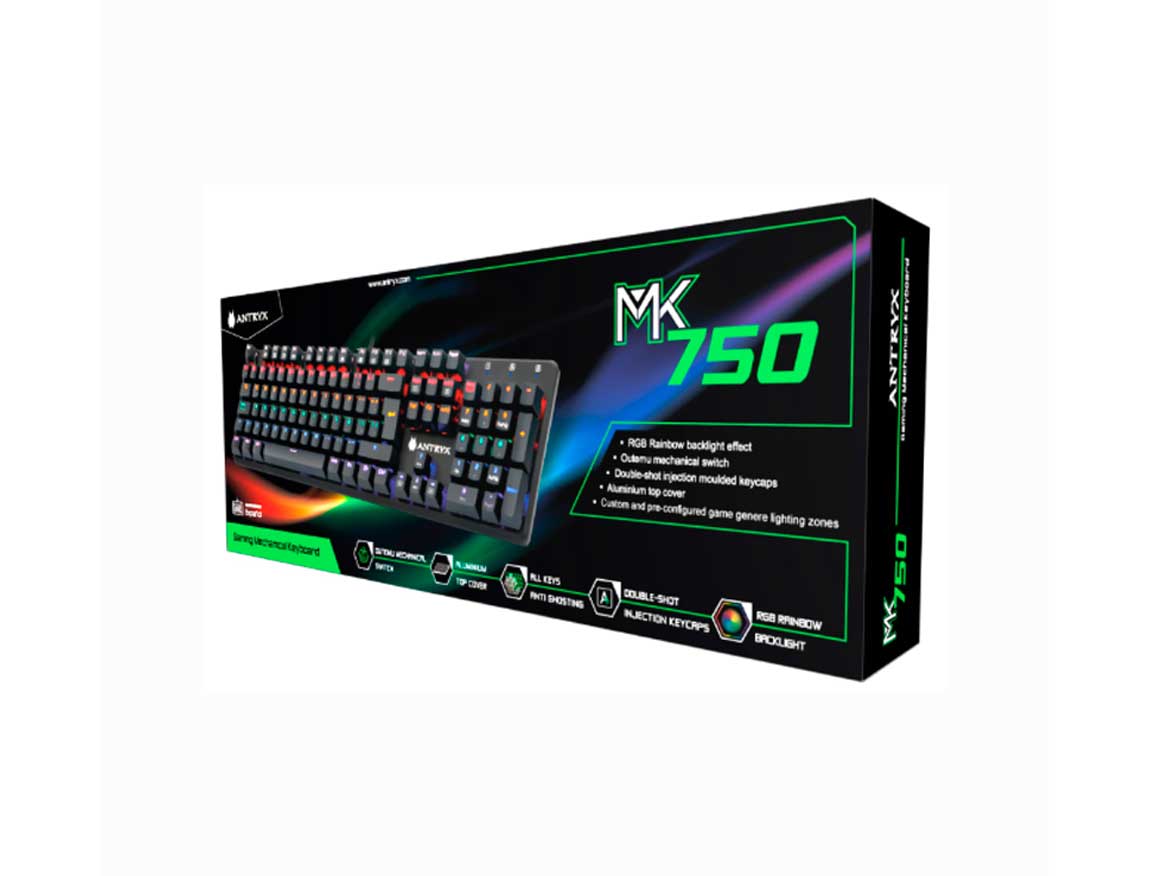 TECLADO CHECKPOINT KX100 ( CP-KB-1001 ) GAMING | 100% | MEMBRANA | LED-RGB