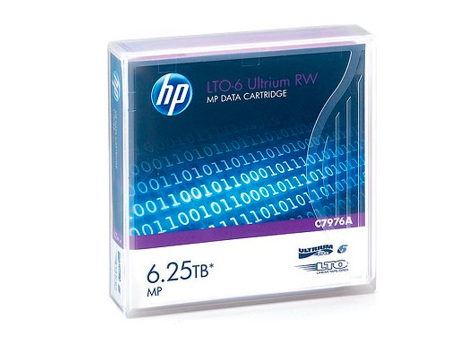 CARTUCHO DE DATOS HPE (C7976A) LTO-6 ULTRIUM RW, 6.25TB.