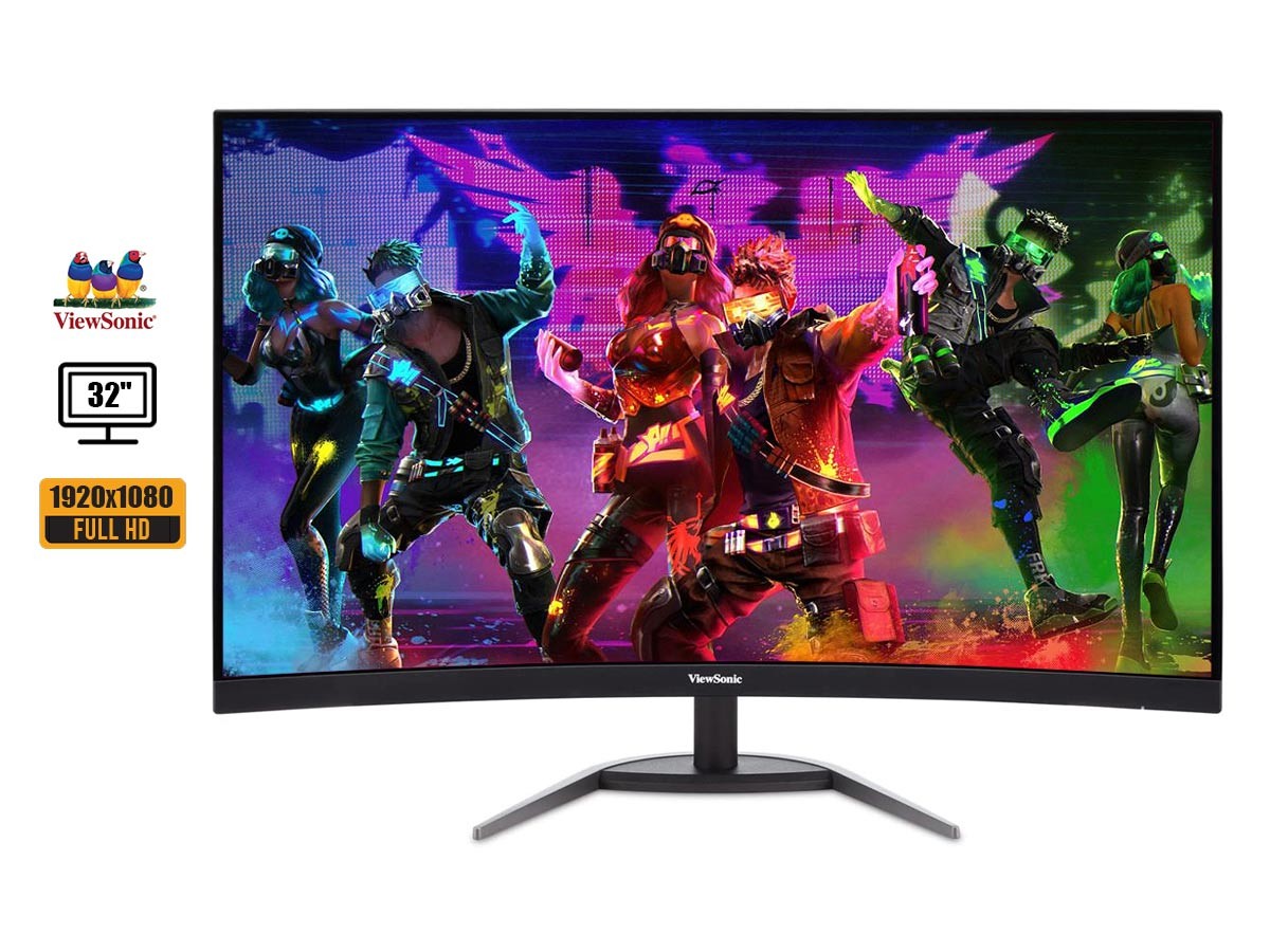 MONITOR VIEWSONIC 32 PULGADAS, CURVO GAMER VX3268, RECOMENDADO PARA VIDEO JUEGOS, PUERTO 2 HDMI ...