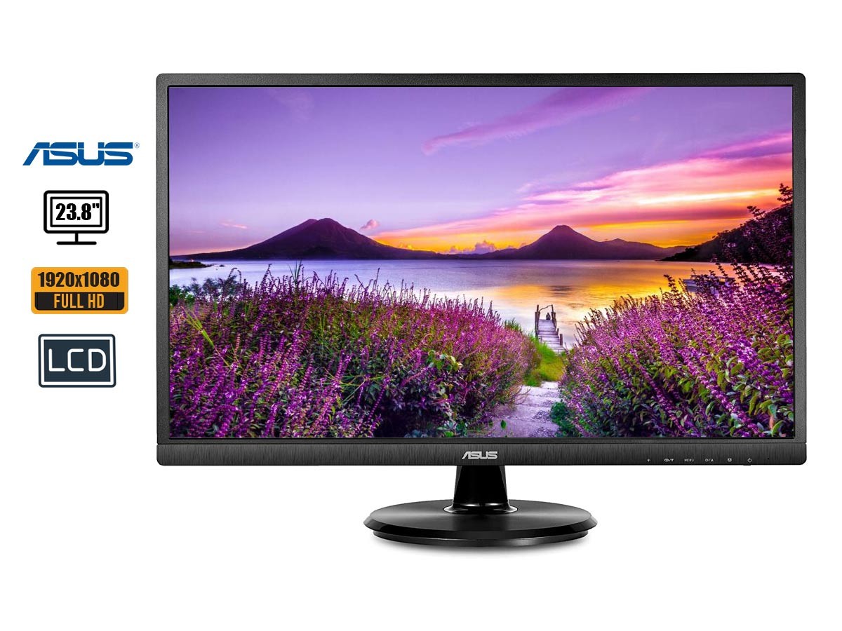 MONITOR ASUS 23.8 PULGADAS, LCD FHD, RESOLUCION 1920 X 1080, PUERTO 1 ...