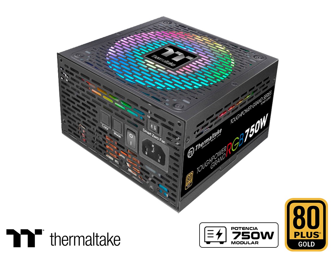 FUENTE DE PODER THERMALTAKE 750W GOLD 80 PLUS - TOUGHPOWER ATX ARGB NO ...