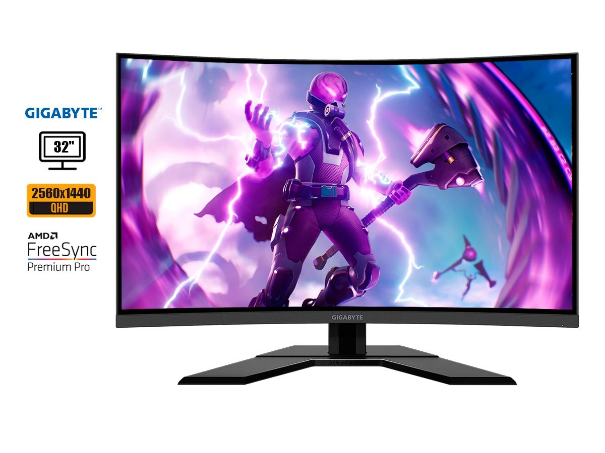 MONITOR GIGABYTE 32 PULGADAS, CURVO GAMING, PUERTO 2 HDMI DISPLAYPORT ...