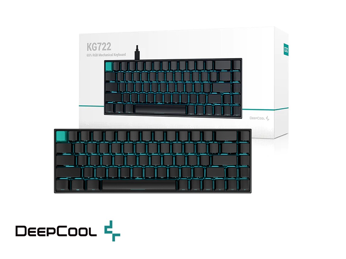 TECLADO DEEP COOL GAMER KG722 65%, RETROILUMINACIÓN RGB POR TECLA ...
