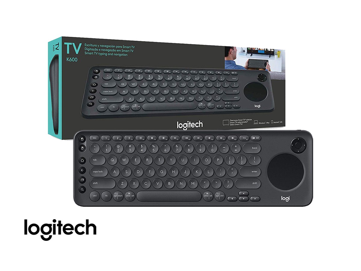 Teclado Gamer Inalambrico Logitech Multimedia K600 Tv (920-008824)