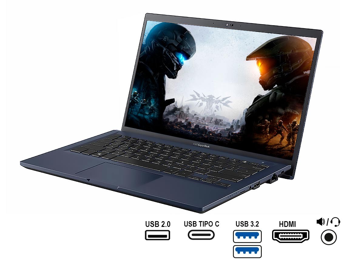 LAPTOP ASUS CORE I5 10210U P2451FA-EK1441R, PANTALLA 14 PULGADAS FHD ...