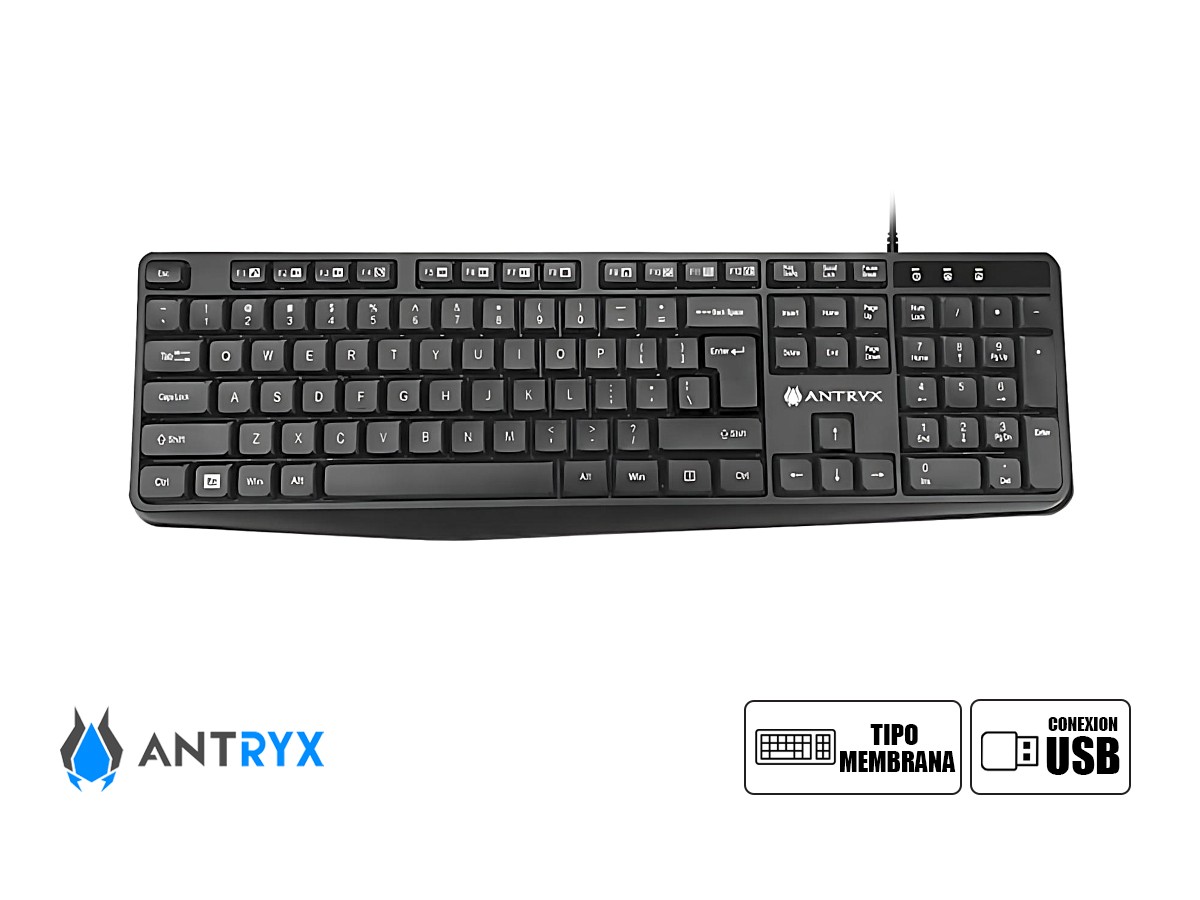 Combo 2 En Uno Antryx Precision Ps950 (asc-ps950k-sp) Teclado + Mouse ...