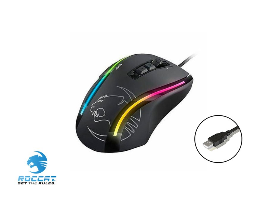 Mouse Roccat Kone Emp Gaming Led - Rgb (roc-11-812)