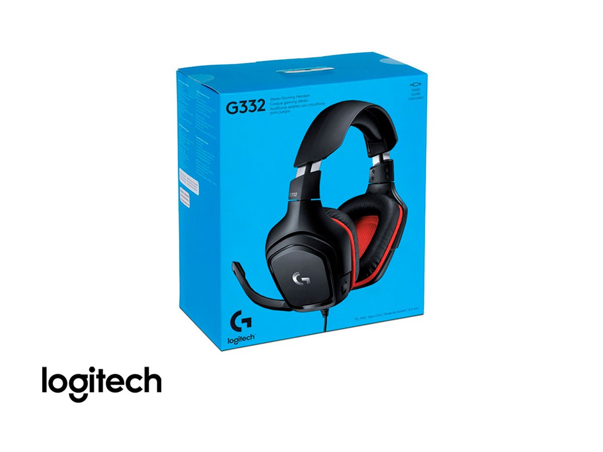 AURICULAR LOGITECH G332 GAMING, CON MICROFONO, CONEXION JACK 3.5 ...