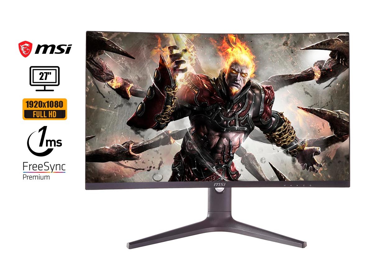 MONITOR MSI 27 PULGADAS, CURVO GAMING LED, G271C, PUERTO 2 HDMI ...
