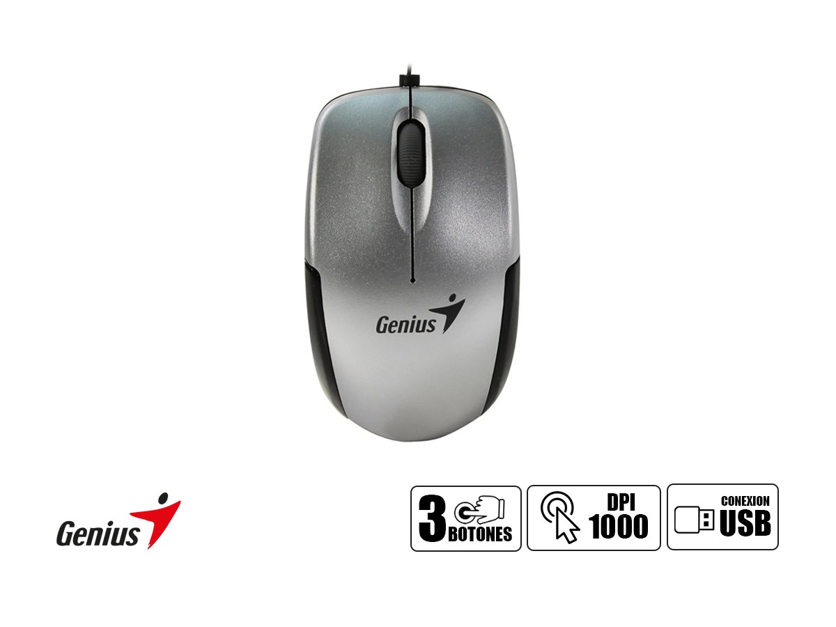 Mouse Mini Genius Micro Traveler V2, Sensor Hasta 1000 Dpi, Conexion ...