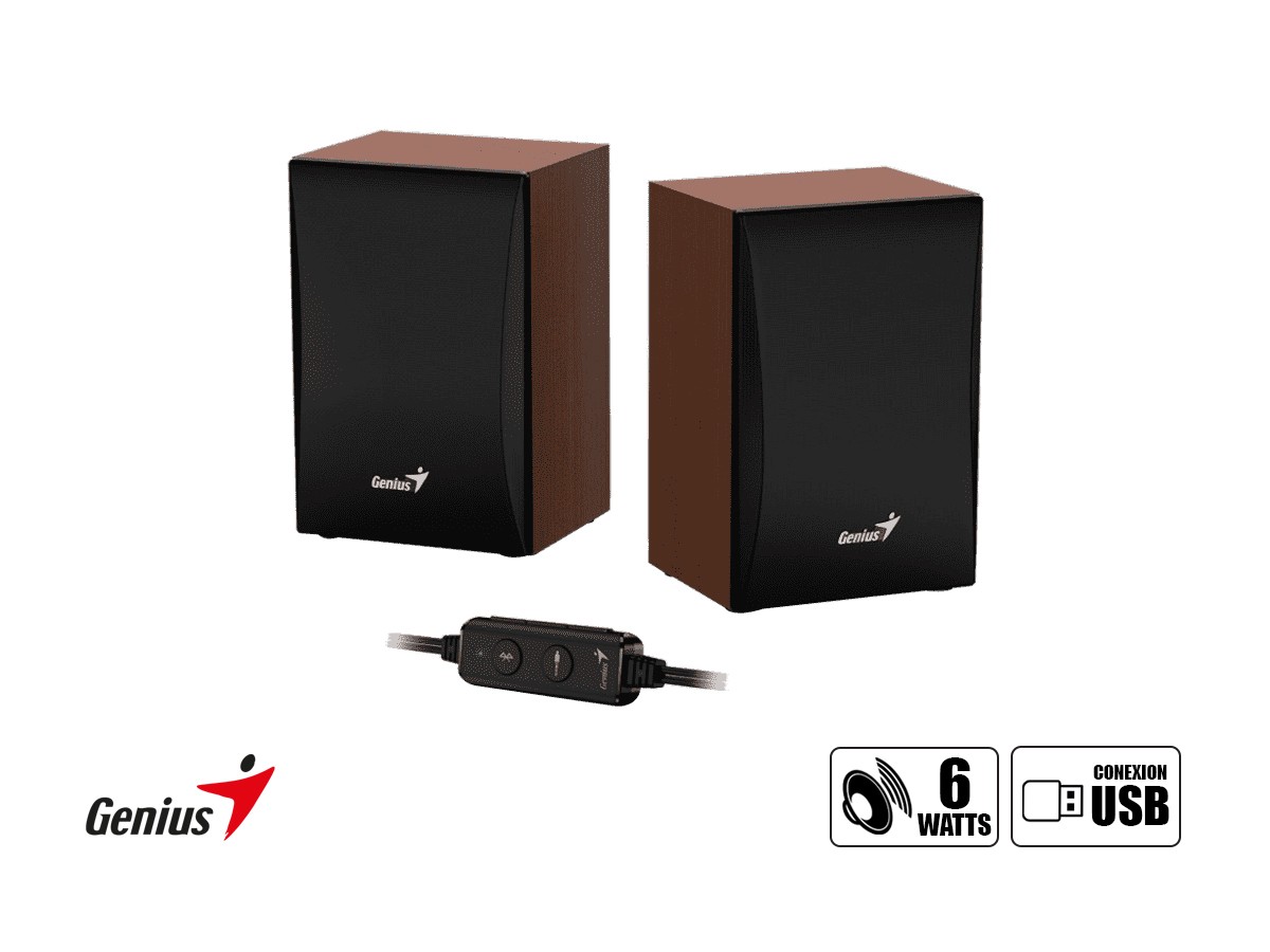 PARLANTE GENIUS SP-HF380BT, 6 WATTS, USB POWER, CONTROL DE VOLUMEN ...