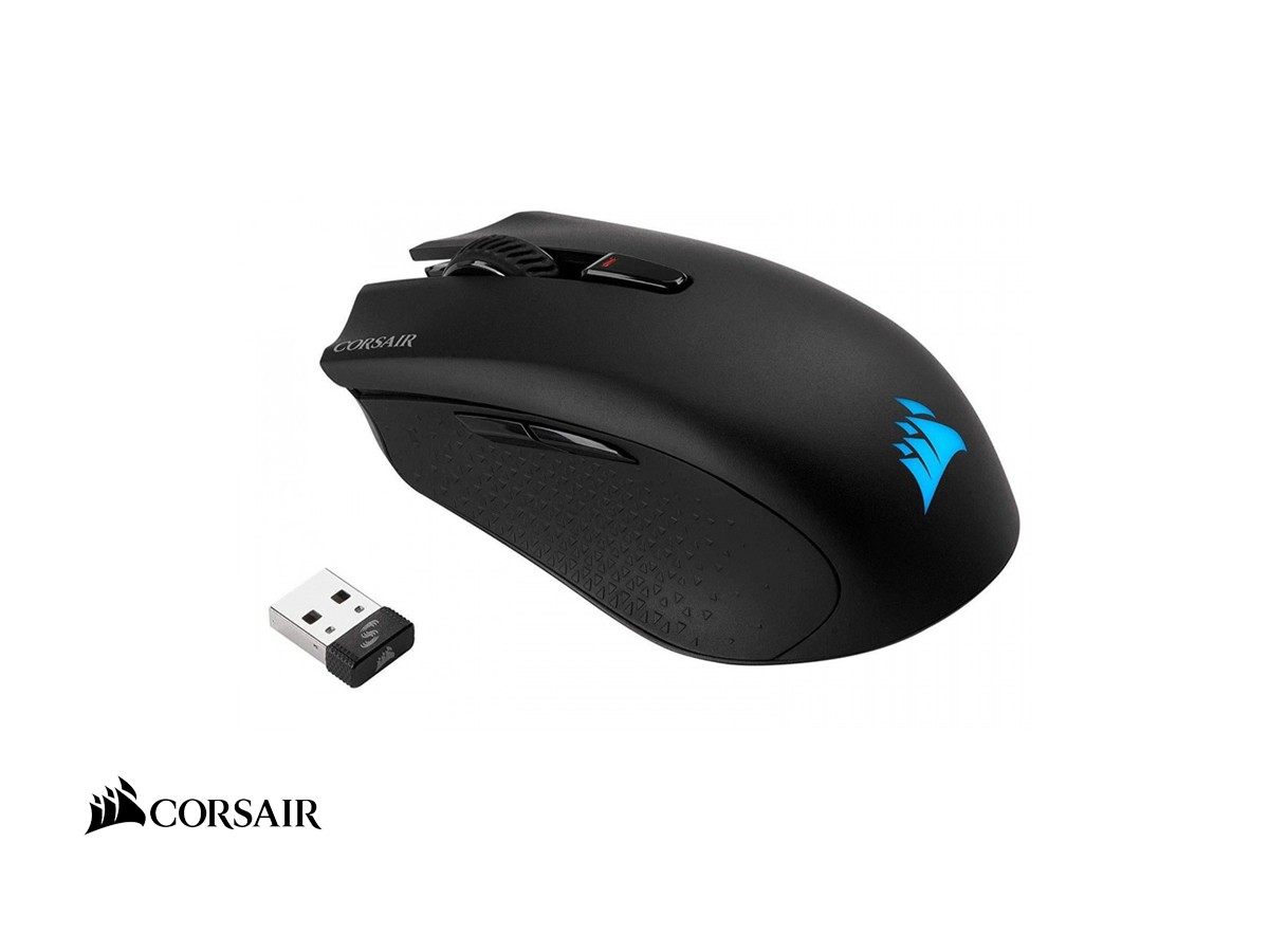 MOUSE INALAMBRICO CORSAIR HARPOON RGB GAMING, HASTA 10,000 DPI, CON ...