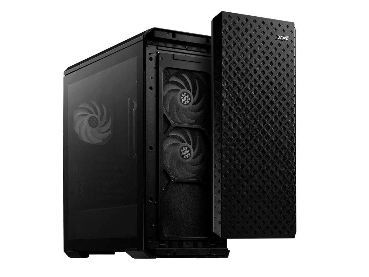 CASE XPG DEFENDER PRO BLACK SIN FUENTE, CON PANEL LATERAL DE VIDRIO ...