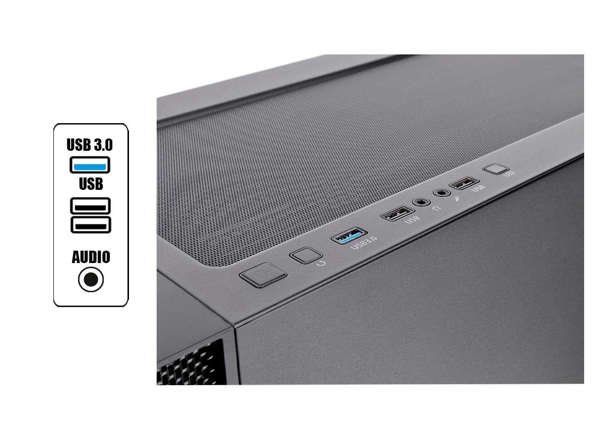 CASE THERMALTAKE H700 TG S/FUENTE | BLACK MID TORRE | 1X FAN (CA-1Y1 ...