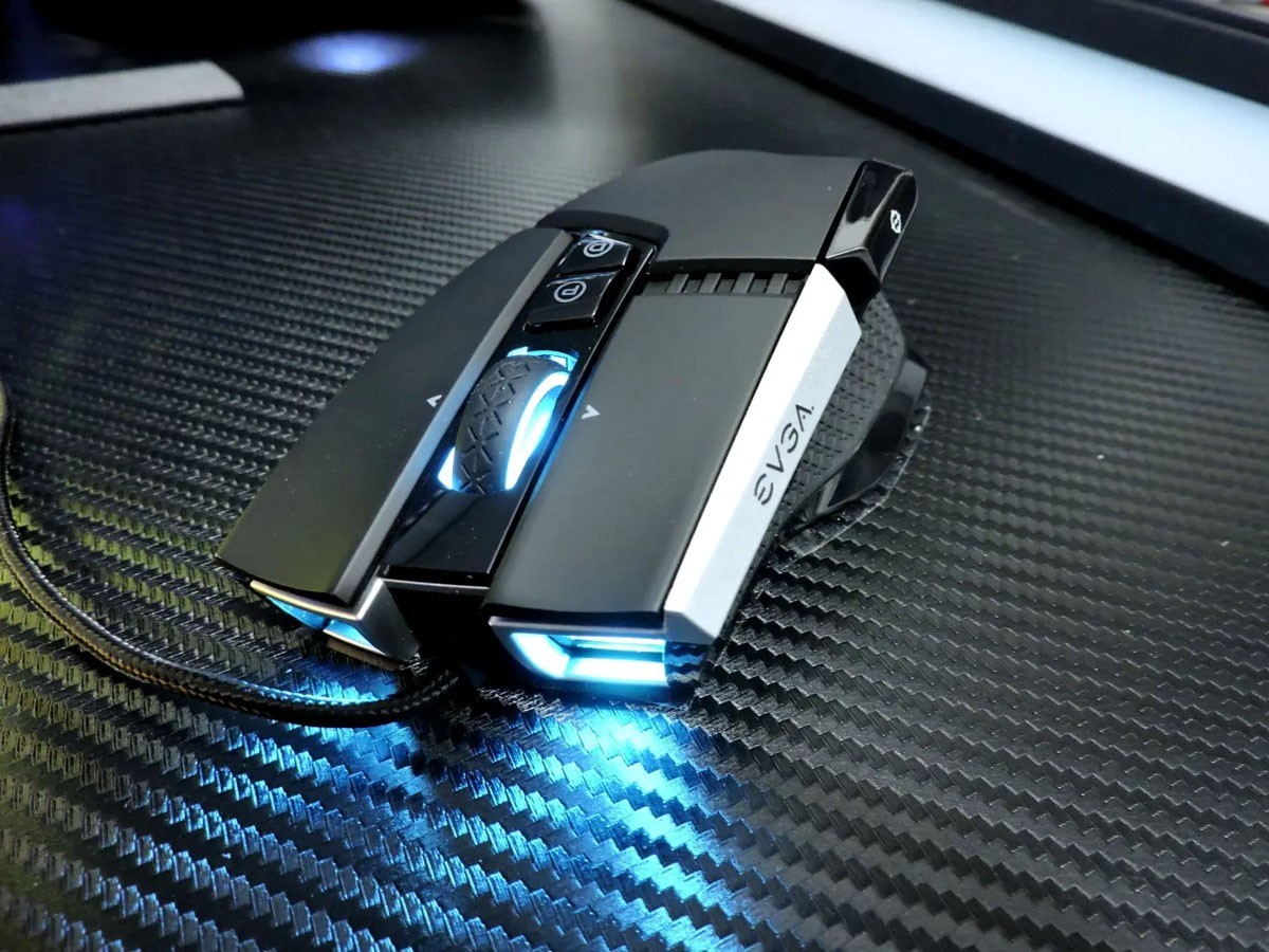 MOUSE EVGA X17 GAMING, SENSOR HASTA 16,000 DPI, ILUMINACION RGB, CON 10 ...