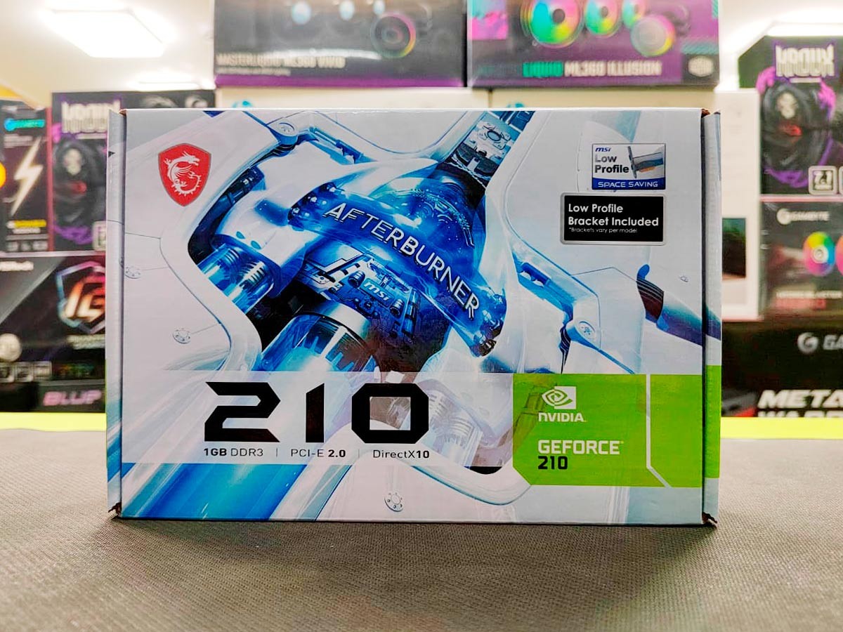TARJETA DE VIDEO MSI GT 210 1GB DDR3 NVIDIA 64 BITS, 1 VENTILADOR (912-V809-3634)