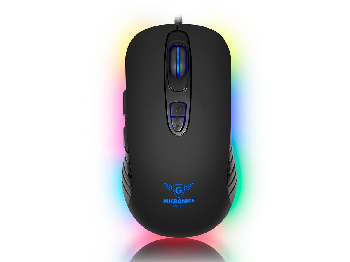 MOUSE MICRONICS WINNER 802, MOUSE GAMER ILUMINACION RGB, 7 BOTONES ...