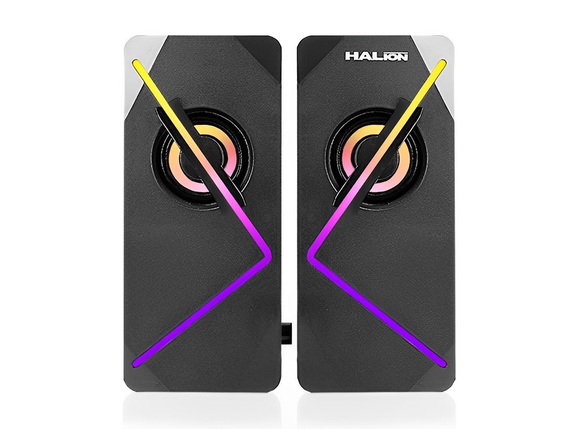PARLANTE HALION GAMER 2.1, S332, FUENTE DE ALIMENTACION USB, FRECUENCIA ...