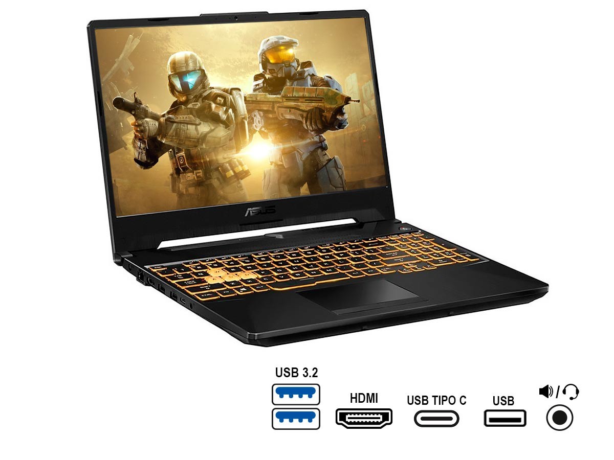 LAPTOP ASUS RYZEN 9 5900HX, TUF FA506QM-EB93, RAM 16GB D4, SSD M.2 ...