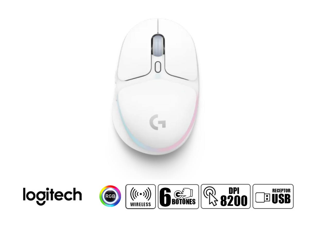 Mouse Inalambrico Logitech Gaming G705 Lightspeed (910-006366) Hasta 8. ...