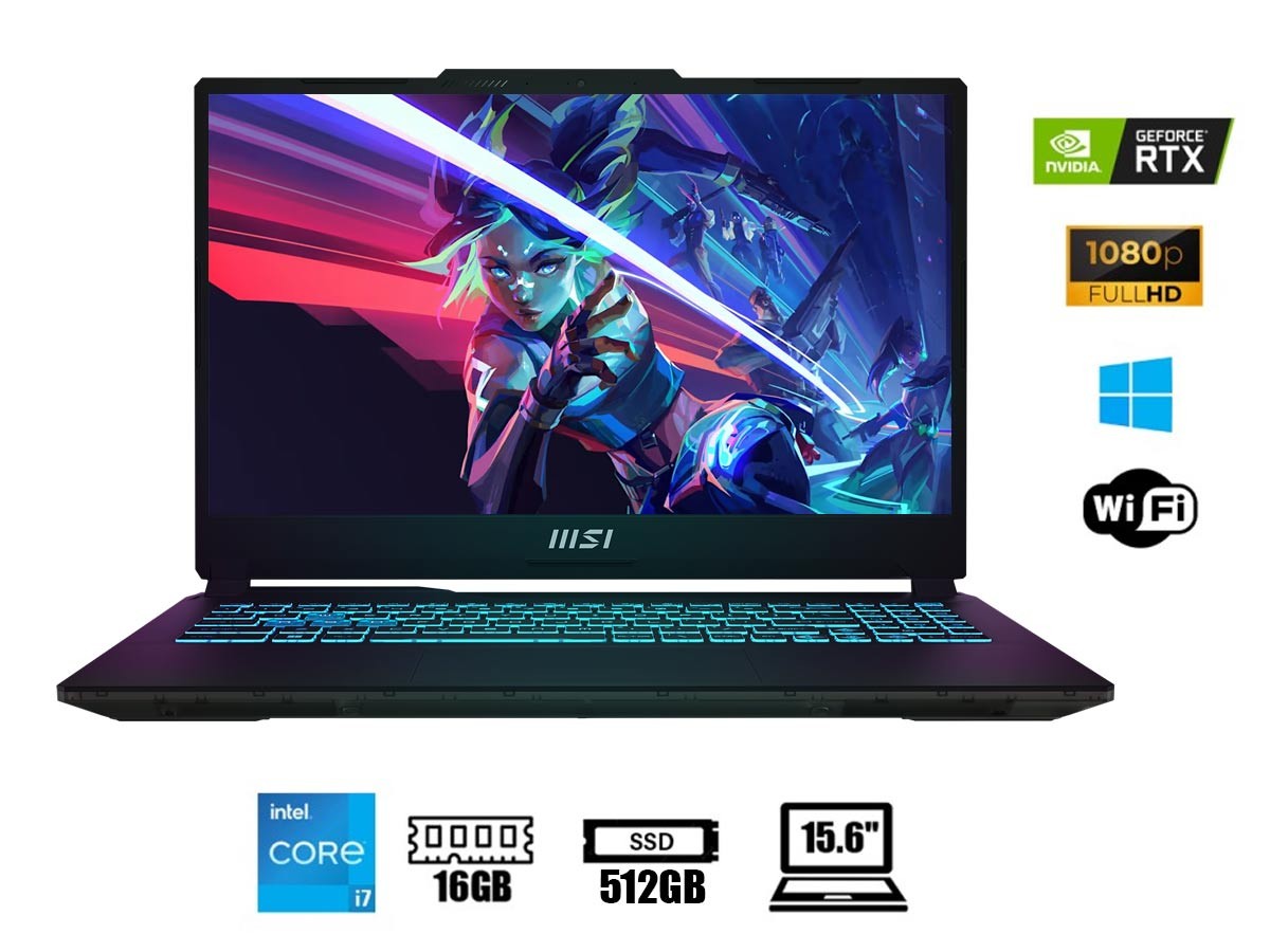 Laptop Msi Core I7-12650h Cyborg 15 A12vf Gaming (9s7-15k111-1232 ...